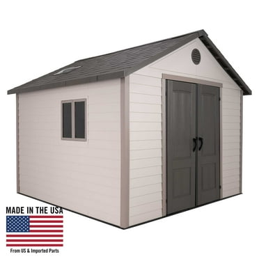 Aobabo Metal Outdoor Storage Shed, 6.3x4.1 FT Steel Utility Tool Shed ...