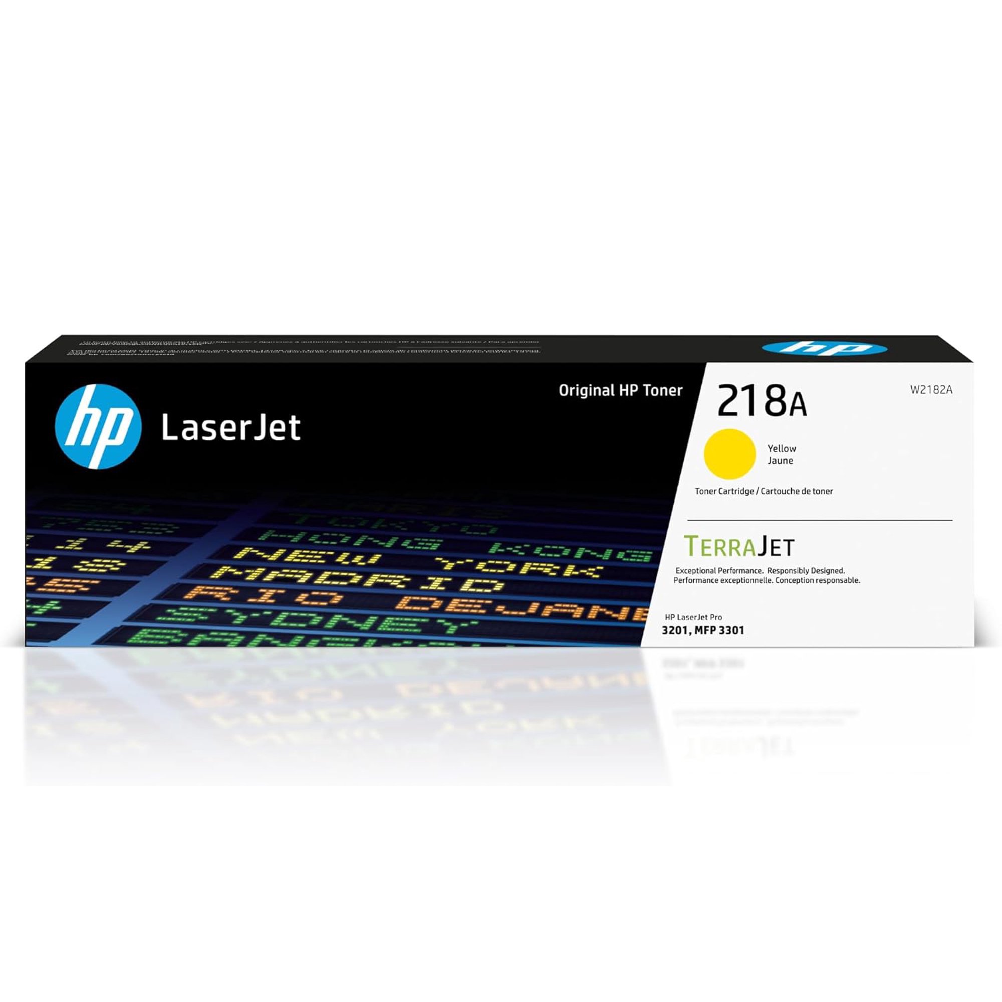HP 218A Yellow Toner Cartridge Works with Color Laserjet Pro 3201  MFP 3301 Series  W2182A