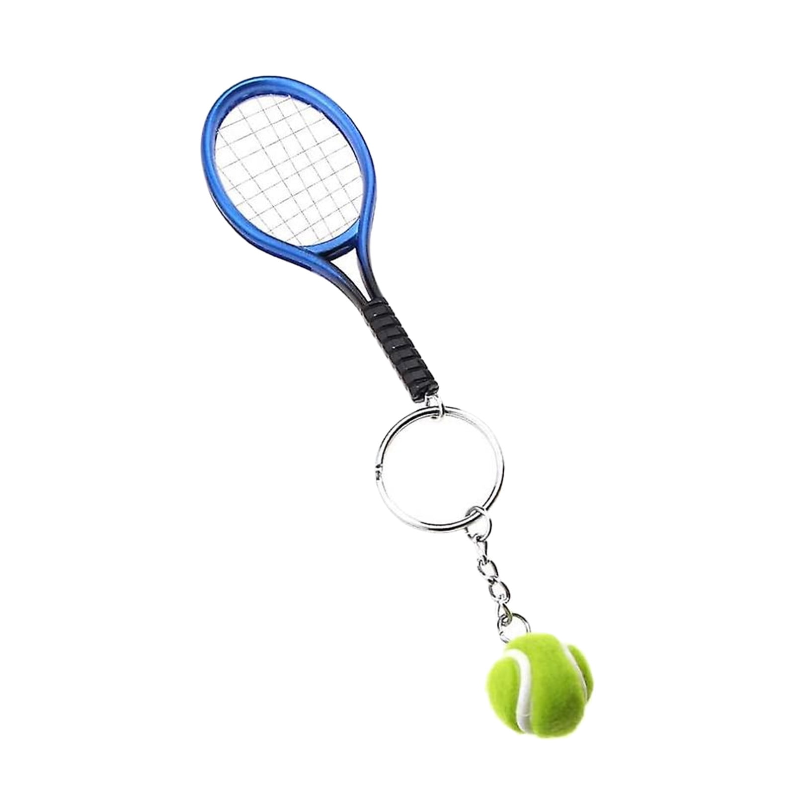Click here for Unbranded Mini Tennis Racket Keychain Simulated Mi... prices