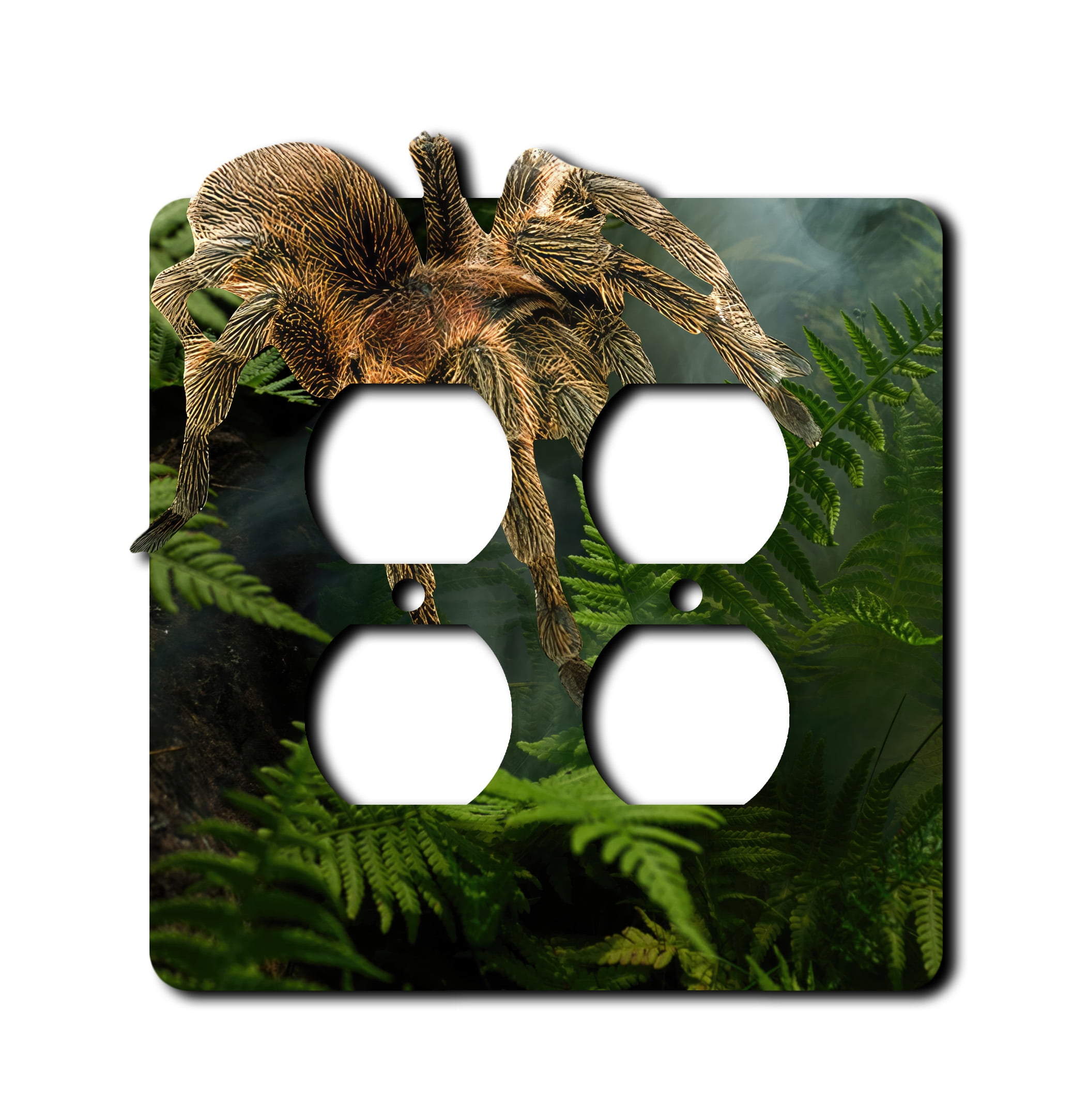 Off The Wall Plates - Tarantula Spider - Double Gang Outlet - Walmart.com