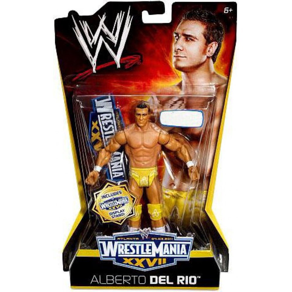 WWE Wrestling WrestleMania 27 Alberto Del Rio Exclusive Action Figure ...