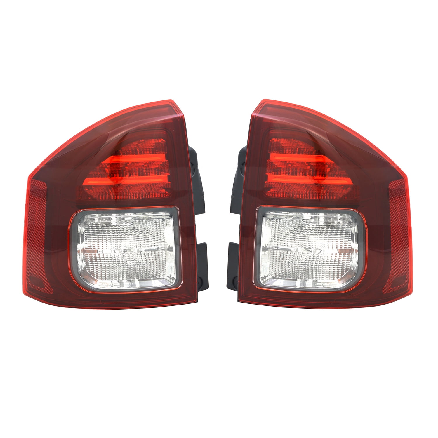 Pair Of Led Tail Lights Fits Jeep Compass 2015 2014 Ch2801204 Ch2800204 ...
