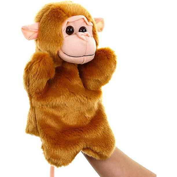 Hand Puppet - Forest Animals Friends Educational Puppets Monkey ...