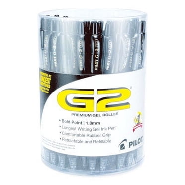Pilot G2 Premium Gel Pen, Refillable, Black, .7mm, 36/Pack, Comfortable ...