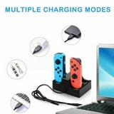 4-in-1 Controller Charging Dock Station for Nintendo Switch Joy-Con ...