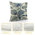 PRATYUS Blue Floral Pillow Covers, Blue and White Throw Pillows ... PRATYUS Blue Floral Pillow Covers, Blue and White Throw Pillows ...
