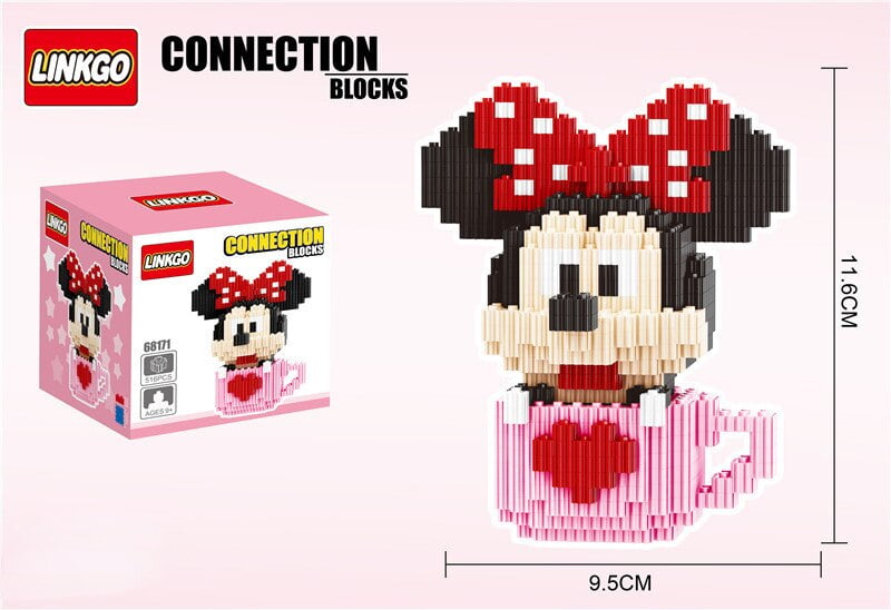 Disney Diamond Building Blocks Mickey Mouse Daisy Donald Duck Minnie ...