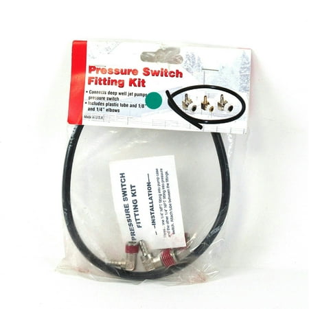 H2O PRO Pressure Fitting Kit, Connects Pressure Switch to Jet Pump ...