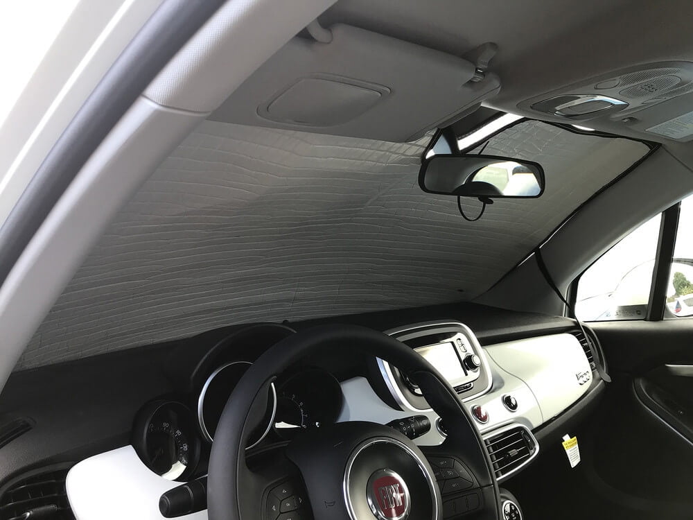 HeatShield, The Original Windshield Sun Shade, Custom-Fit for Fiat 500X ...