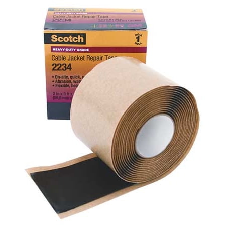Scotch Cable Jacket Repair Tape 2234, 2 in x 6 ft, Black - Walmart.ca