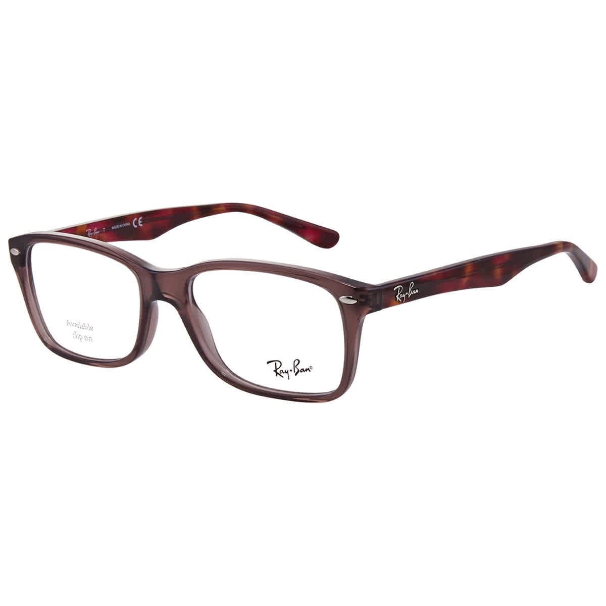 Ray Ban Demo Rectangular Unisex Eyeglasses RX5228 5628 55 - Walmart.com