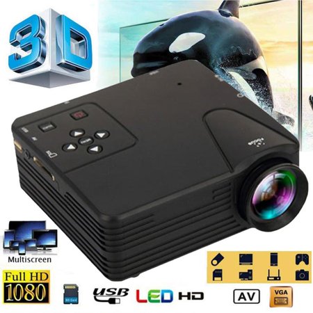 Mini Projector Appliance Set Professional Home Office Movie Compact ...