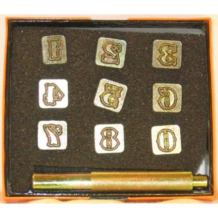 1/2" Number Leather Stamping Set - Walmart.com