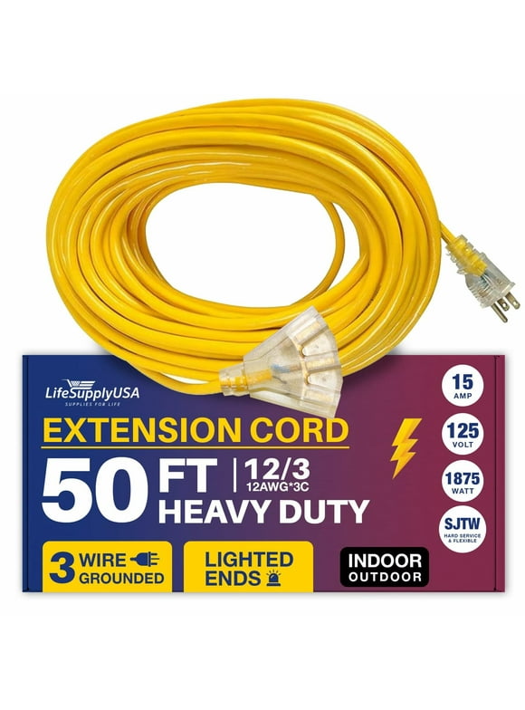 12 Gauge Extension Cords in Extension Cords by Gauge - Walmart.com