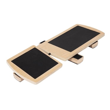 Non-Slip Wooden Wobble Balance Board Core Trainer 15.55-inch Diameter ...