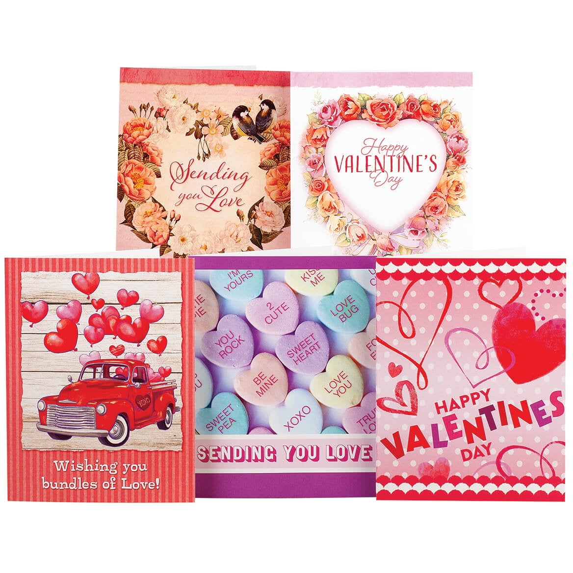 Valentine Day Card Assortment Set of 20 - Walmart.com