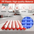 2 Pack Plastic Egg Trays Egg Racks Egg Crate Duck 30 Egg Setting Tray ...