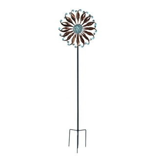 OS Home and Office Model 622253 Copper Pinwheel Wind Spinner - Walmart.com