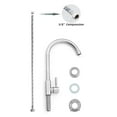 Bifordo Cold Water Only Faucet, SUS304 Stainless Steel, 360Â° Swivel ...