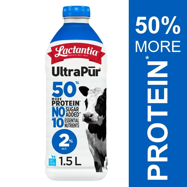 Lactantia Ultrapūr 2%, 50% more protein, 1.5L - Walmart.ca