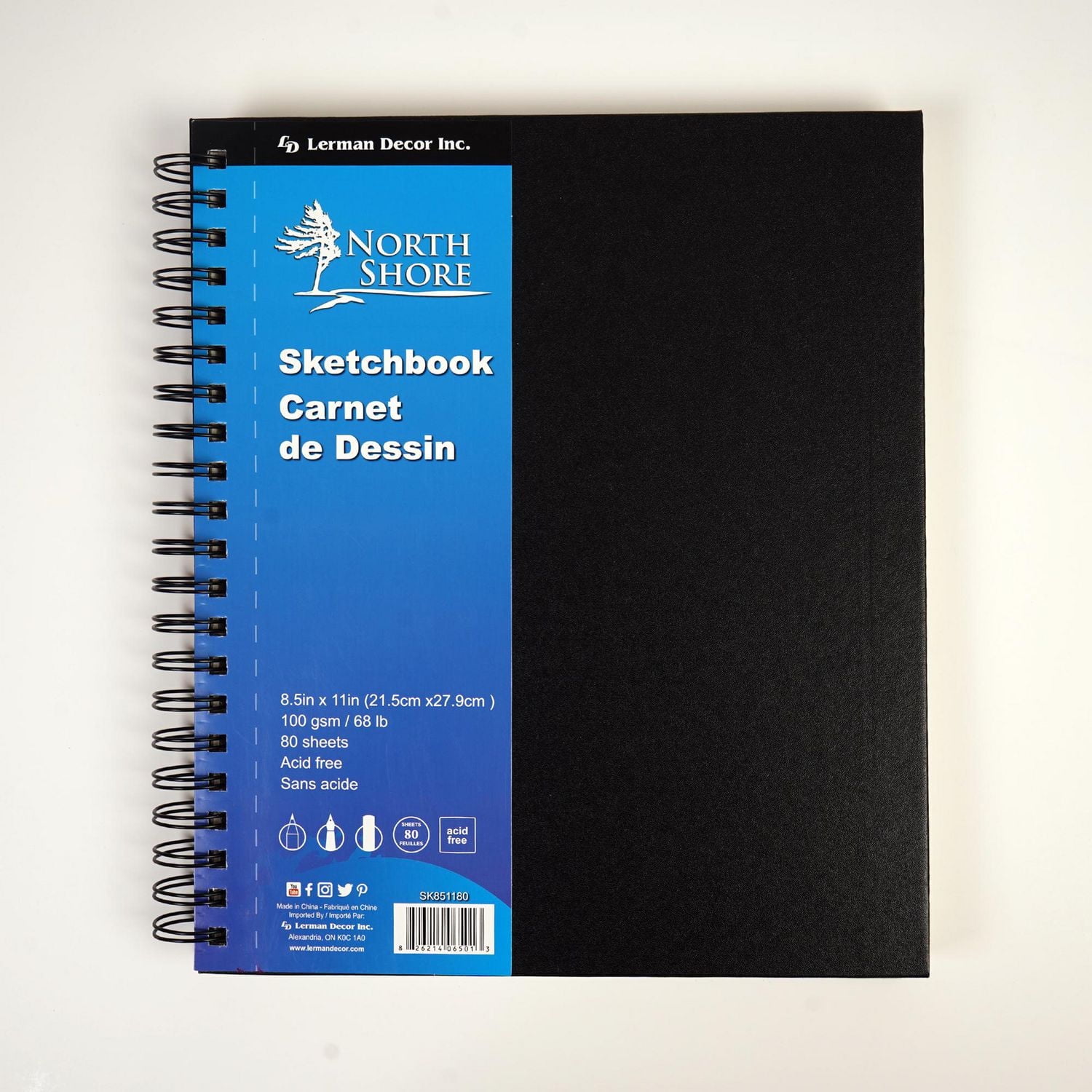 Click here for North Shore Coiled Sketch Book 8 ½ X 11 prices