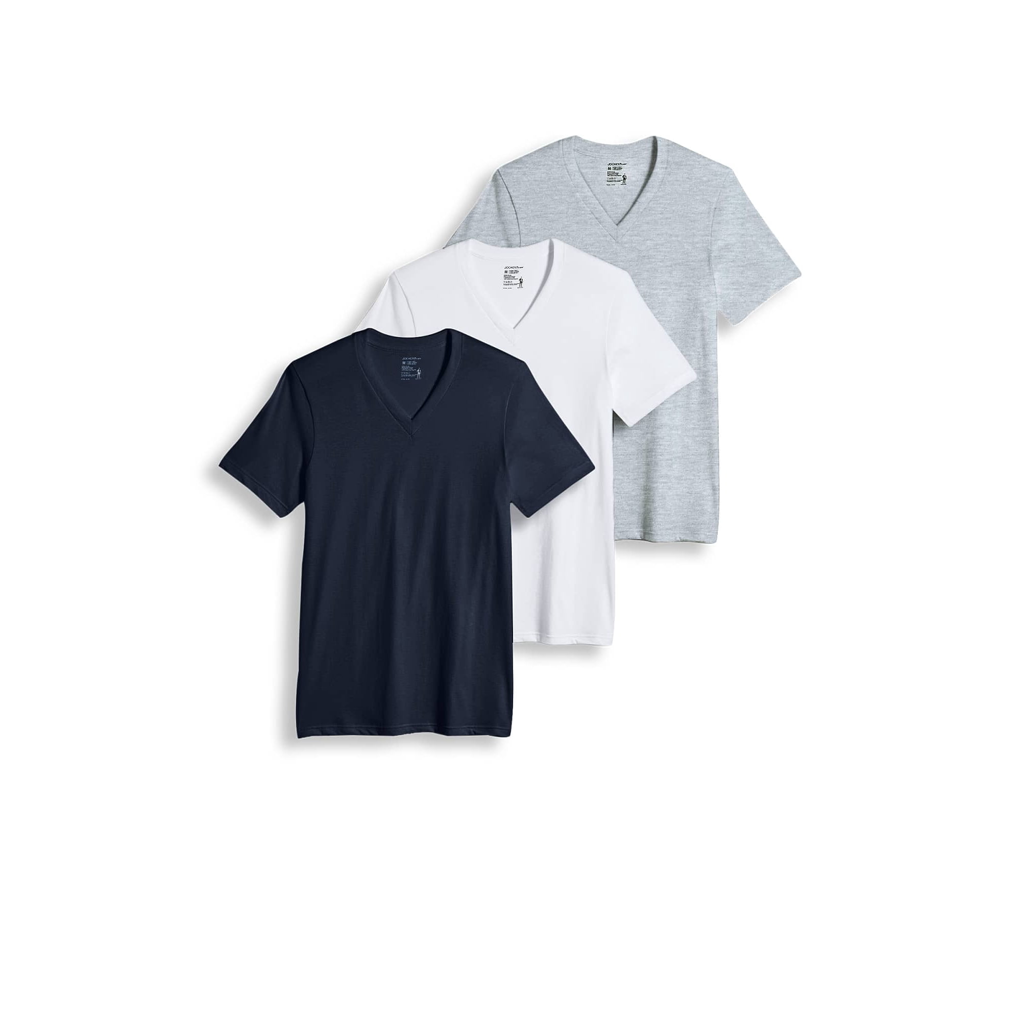Click here for Jockey Classic V-Neck Undershirt - 3 Pack prices