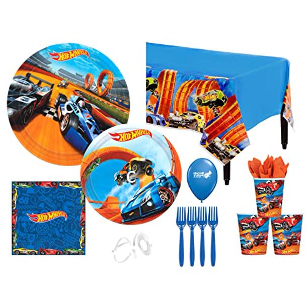Hot Wheels Birthday Party Supplies | Hot Wheels Party Decorations | Hot ...
