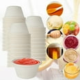Disposable Pulp Cups 120 Pcs,Eco-Friendly Biodegradable Food Cups ...