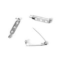 Cousin DIY Metal Bar Silver Pin Base, 40 Pieces, Jewelry Making ...