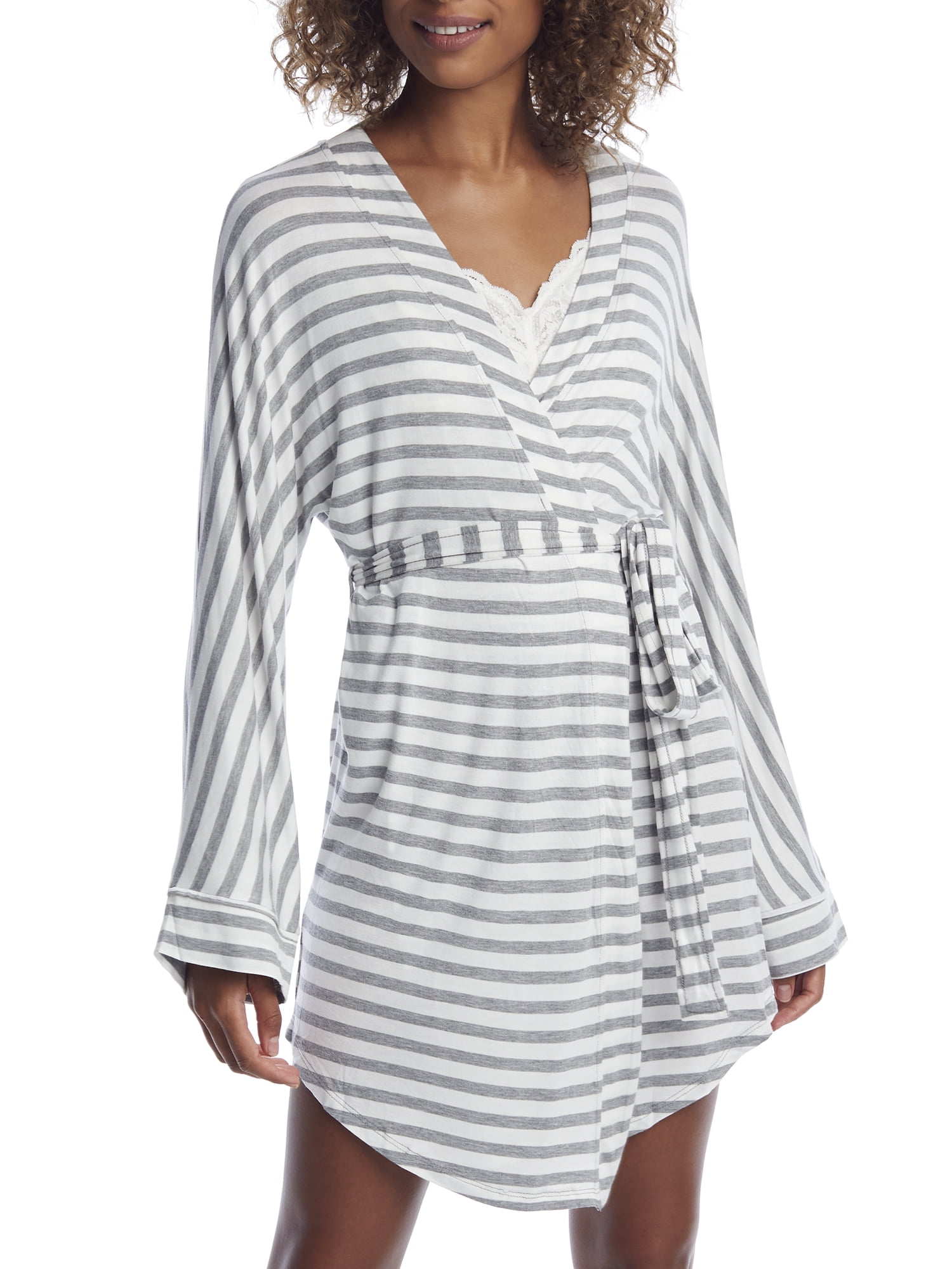 Honeydew Intimates Womens All American Ivory Knit Robe Style-67942 ...