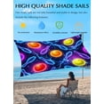 Bowling Sun Shade Sail 8'X10' Purple Blue Yellow Bowling Balls Bottles ...