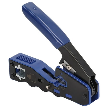 RJ45 Crimping Tool Set, Easy Stripping Portable RJ Connector Crimper ...