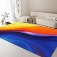 Abstract Red, Yellow, and Blue Rug,Home Decor Gifts, Modern Trendy Area ...