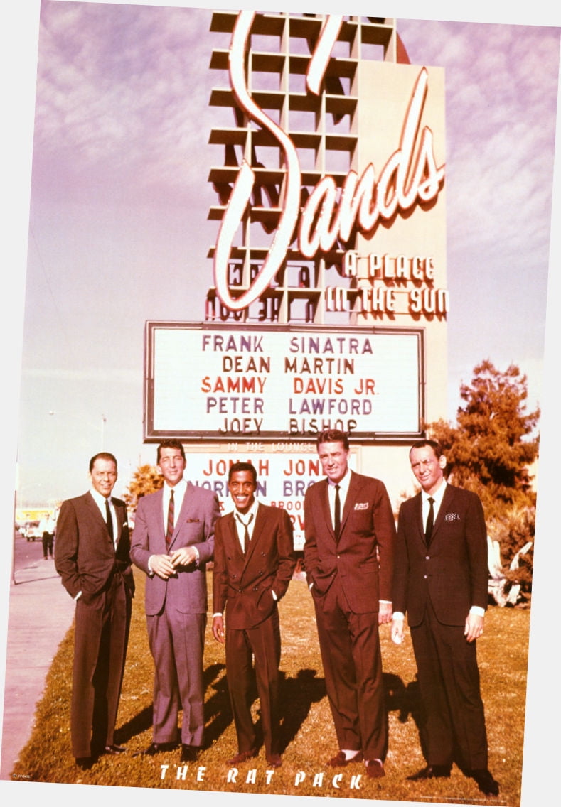 Rat Pack Poster 11"x17" 11x17 Sands Las Vegas Multi-Color Square Adults ...