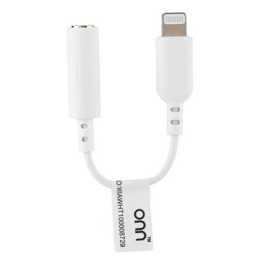 Apple Lightning to 3.5 mm Headphone Jack Adapter - Walmart.com