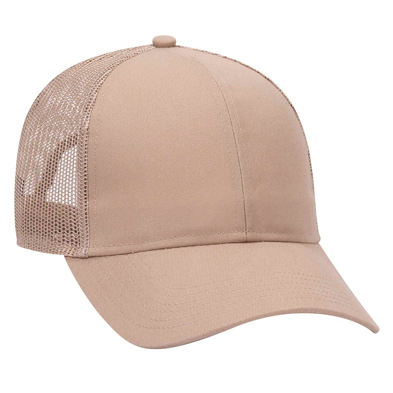 OTTO CAP 6 Panel Mid Profile Mesh Back Trucker Hat - Walmart.com