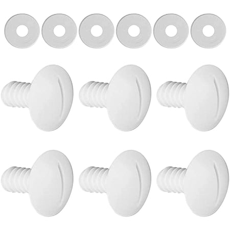 TILIYHELLO 6 Pack Replacement Pool Wheel Screws for Pool Cleaner 180 ...