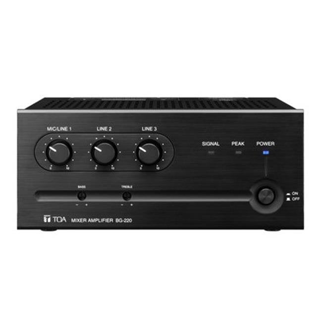 TOA Electronics TOA-BG-235 CU 35-watt 3 Input Mixer & Amplifier ...