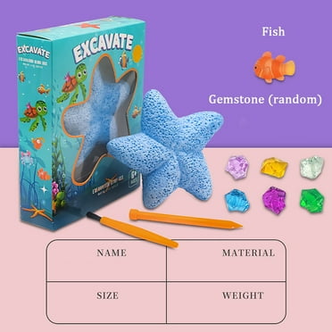 DoDoMagxanadu Gemstone Dig Kit, 16 Real Gems Mining Set, STEM Science ...