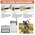 5 Part Extendable Handle Waste Tool With Integrated Attachment For ...