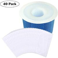 40 Pack Pool Socks for Fine Mesh Swimming Pools and Spa Filters ...