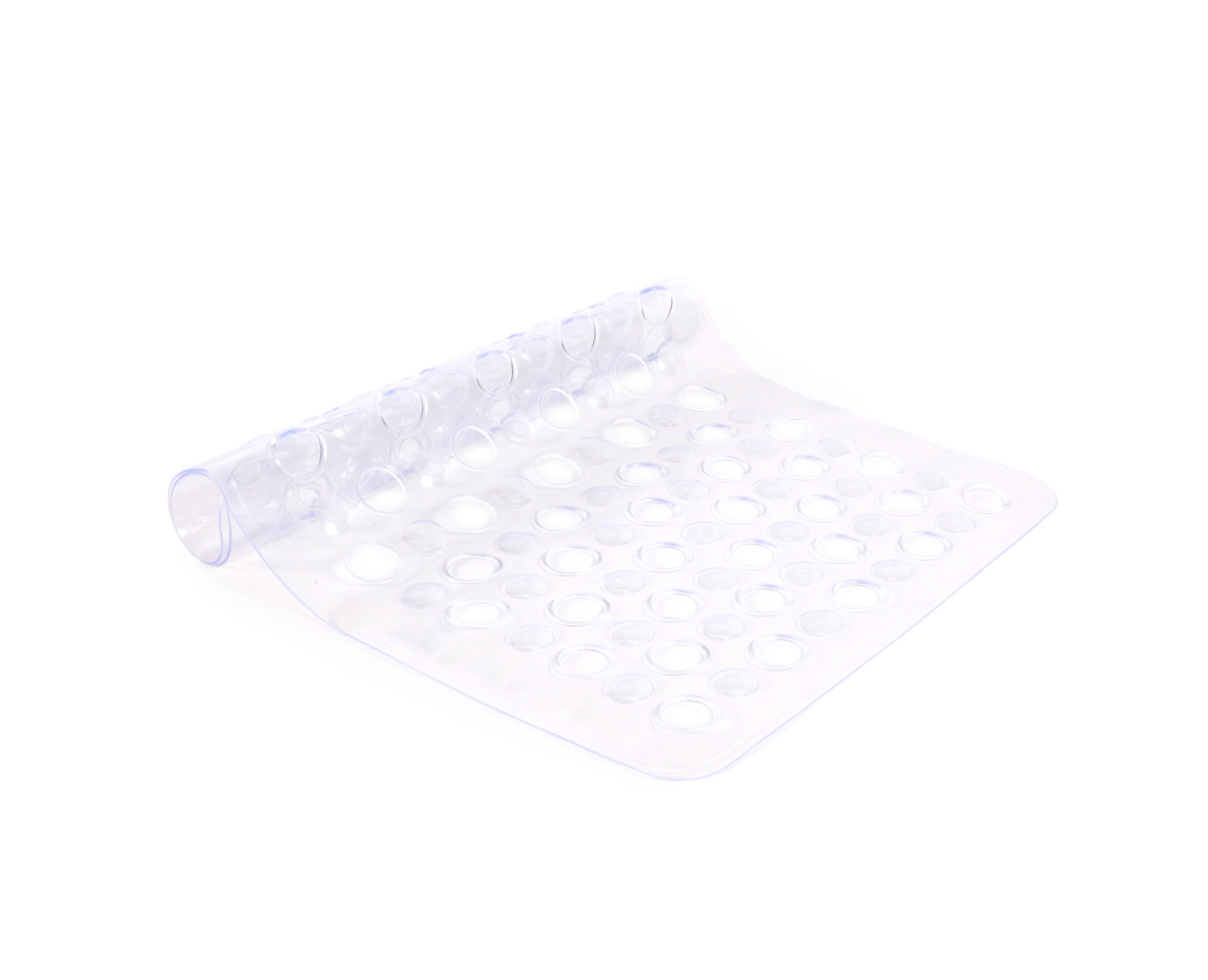 Kenney® Microban® Protected Vinyl Bath Mat, 27” L x 14.75” W, Clear ...