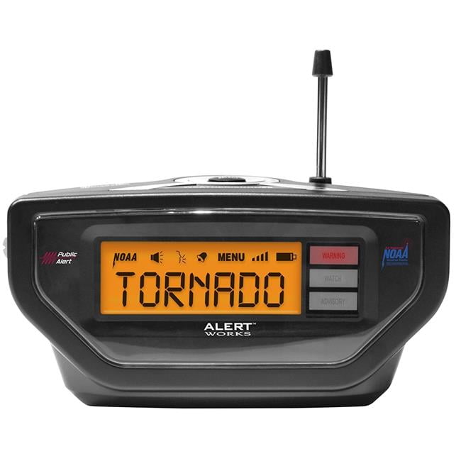 Alert Works EAR-10WH Emergency Weather Hazard Radio - White - Walmart ...