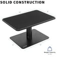 VIVO Universal Adjustable Ergonomic Monitor & Laptop Riser Stand, Black ...