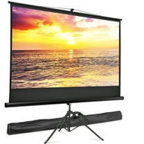 Kodak 100 in Matte White Portable Projector Screen for Indoor/Outdoor ...