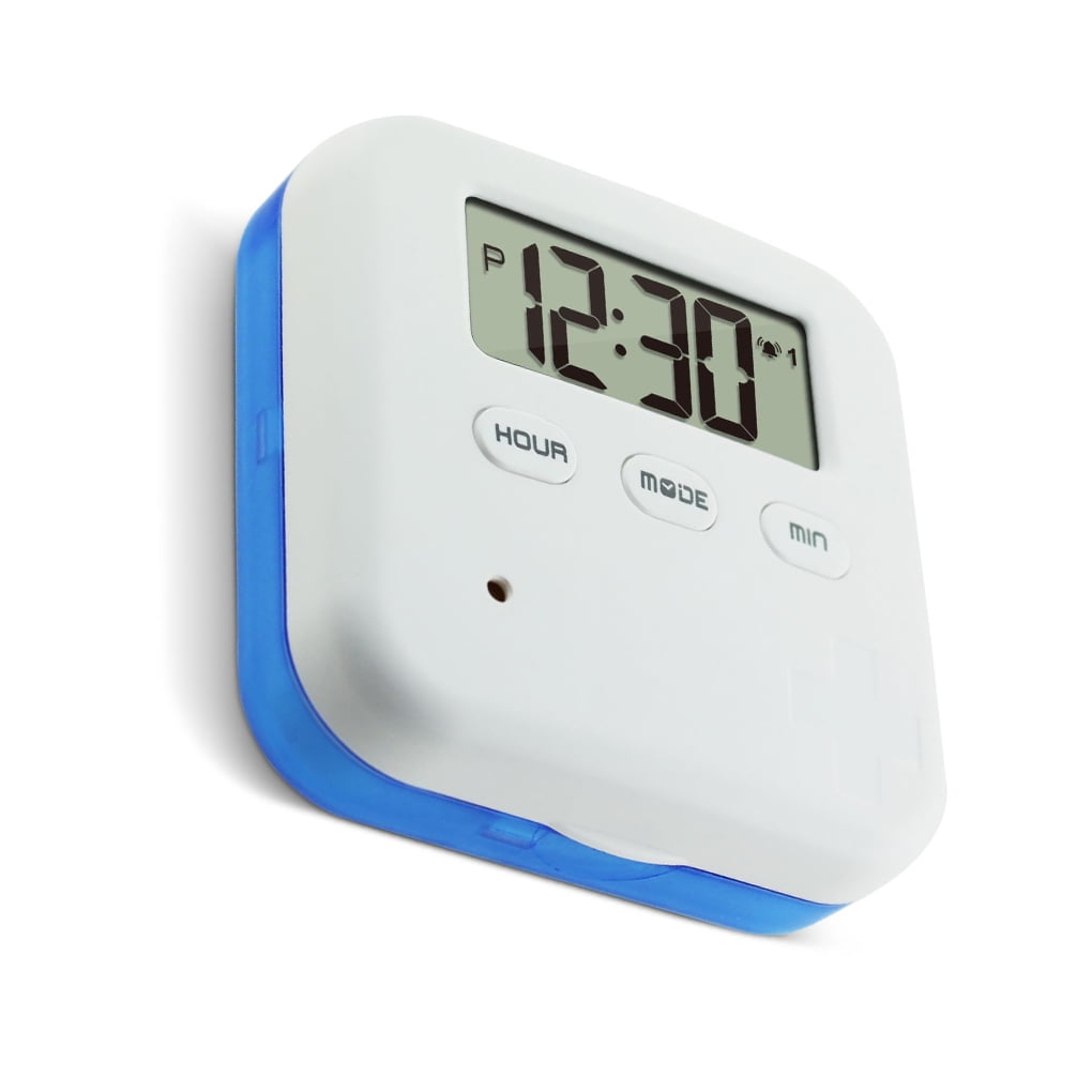 tredstone Electronic Pill Reminder with 5 Alarms Medication Container ...