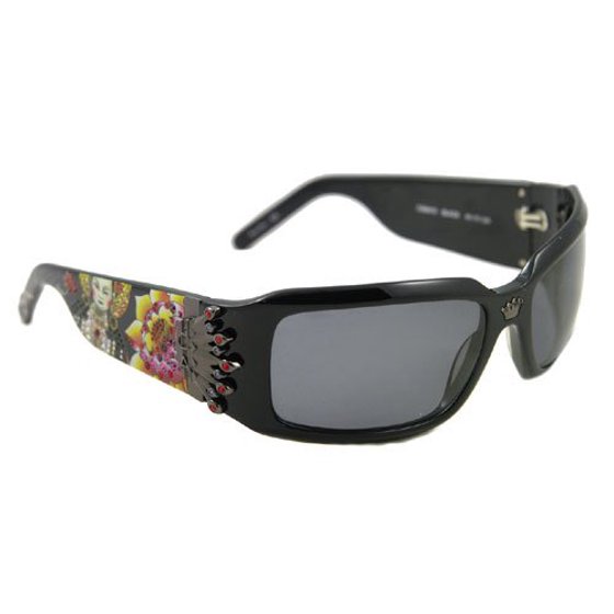 Deluxe Comfort - Christian Audigier Sunglasses CAS-412 Black Polarized ...