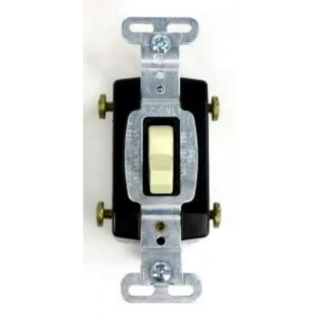 Commercial Light Switch 4 Way 15 Amp120/277 Vac Ivory Legrand CS415-ICC ...
