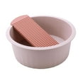 Washboard Basin for Hand Washing Clothes Washing Supplies Compact ...