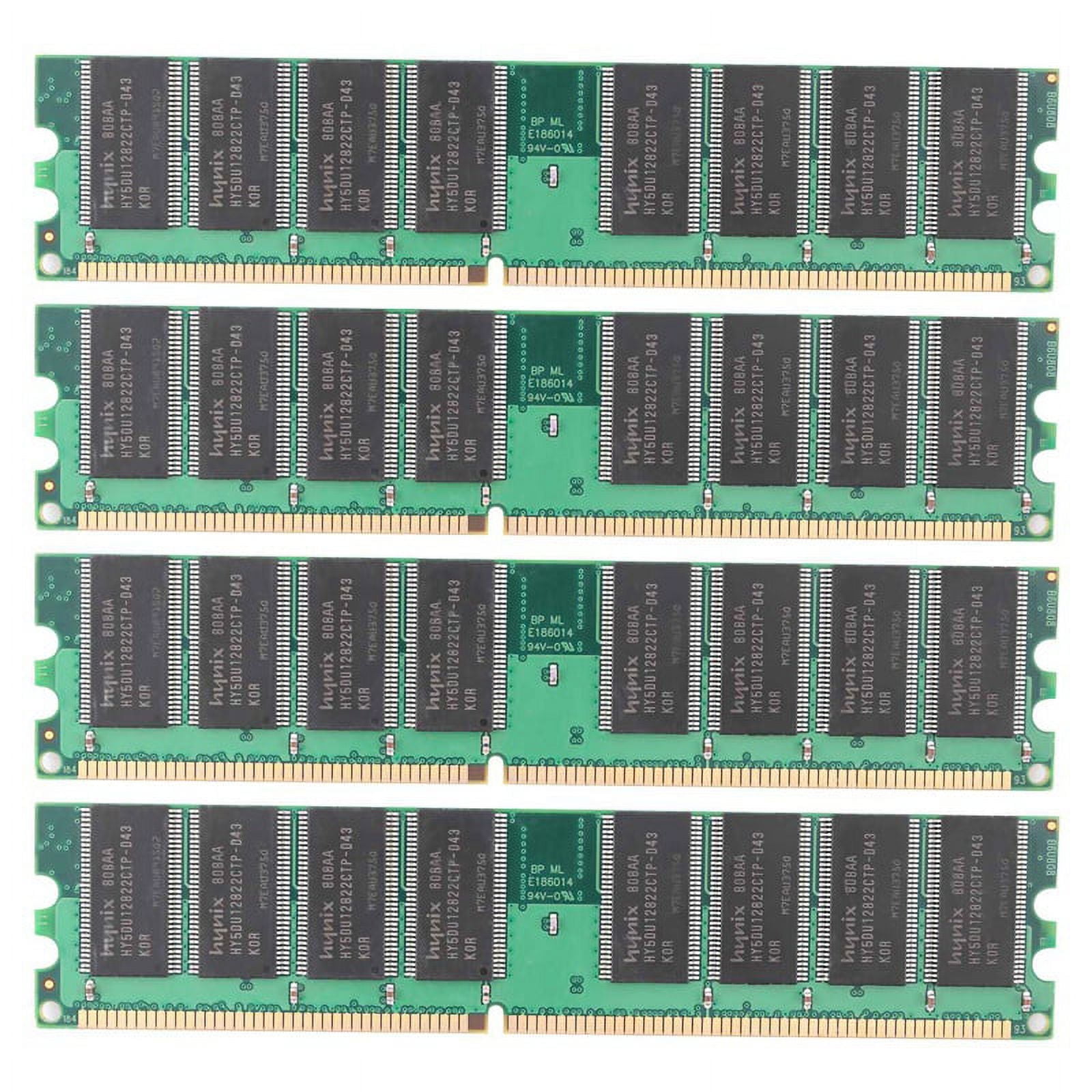 Módulo de memoria RAM para PC de escritorio DDR1 de 4 GB, 400 MHz, 184 ...